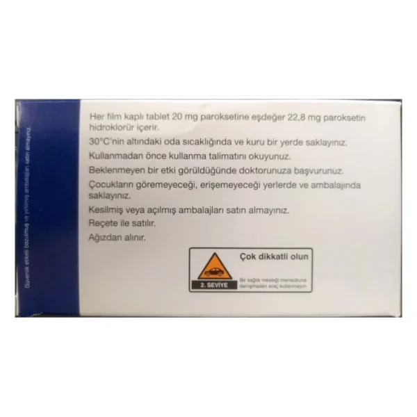 قرص پاکسیل 20 میلی گرم (پاروکستین) - Paxil 20 mg tablet - دکتر داروساز